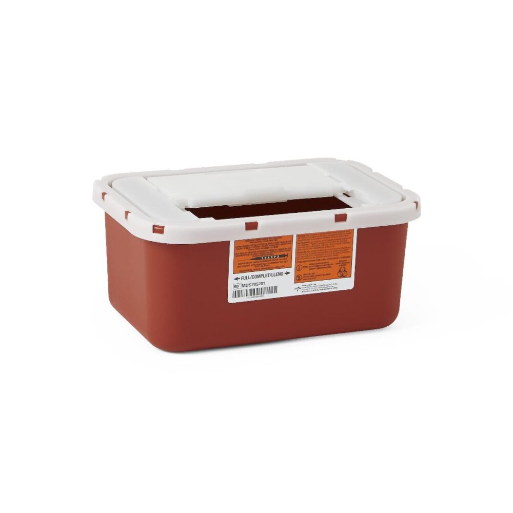 Sharps Disposal Container, 1 Gal. (침폐기통 1 Gal.) – KM Supplies