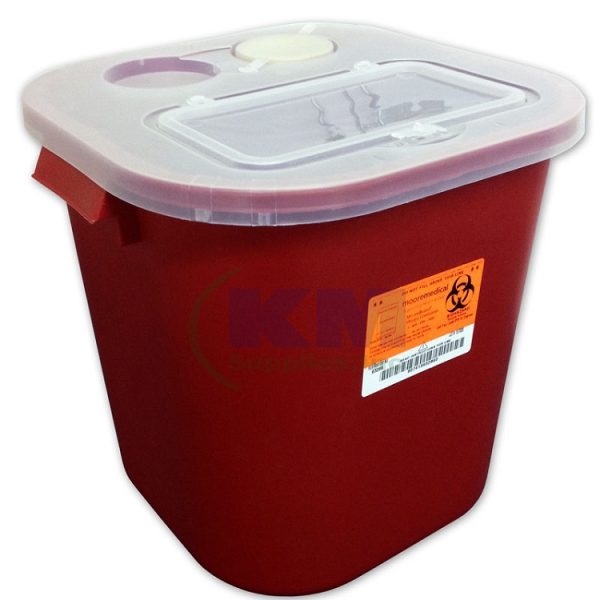 Sharps Disposal Container, 8 Gal. (침폐기통 8 Gal.) – KM Supplies